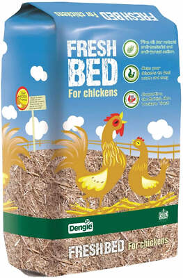 Dengie Fresh Bed for Chickens 100L - Chopped Straw Bedding with Pine ...