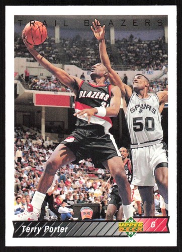 1992-93 TERRY PORTER UPPER DECK #109 PORTLAND TRAIL BLAZERS | eBay