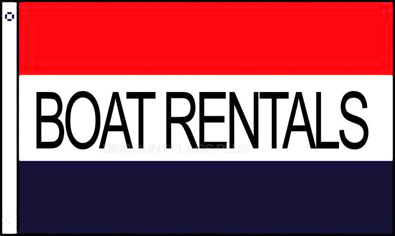 3X5 Advertising Boat Rentals Marketing Flag 3' x 5' Banner grommets ...