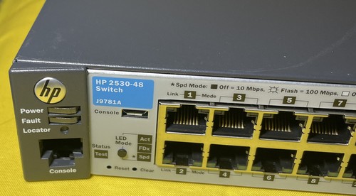 HP ProCurve 2530-48 Networking Ethernet Switch 48 Port J9781A (No Power ...
