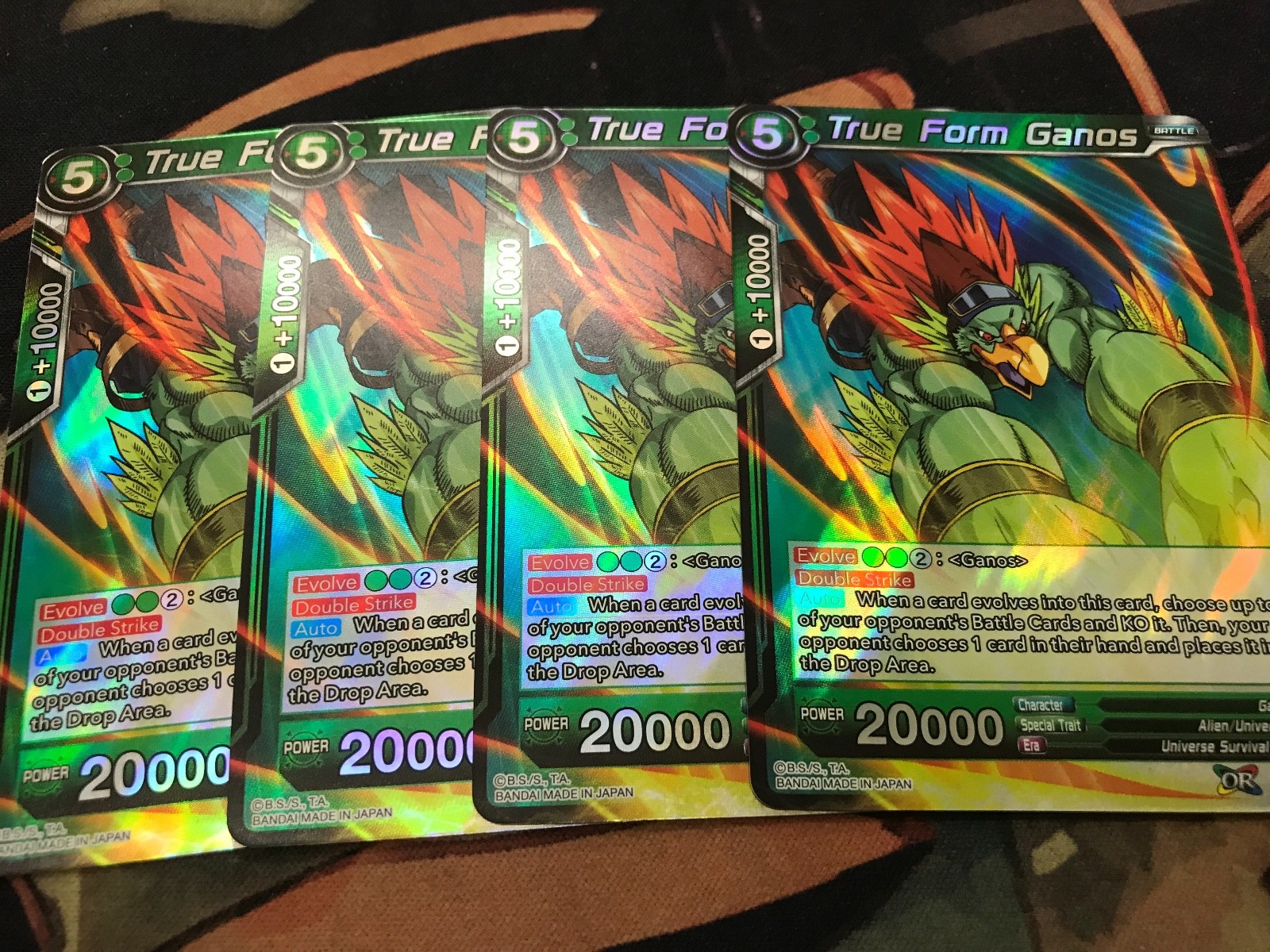 DRAGON BALL SUPER - True Form Ganos x4 - TB1-067 - R - NM - PlaySet | eBay
