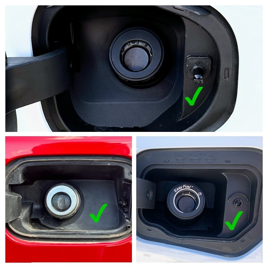 Tethered Capless Gas Cap Dirt & Dust Cover For 2014-2025 Jeep Grand ...