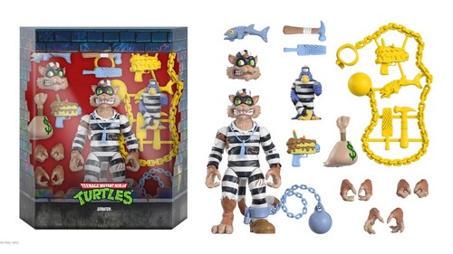 Super 7 TMNT Ultimates Scratch Cat Figure Wave 6 Teenage Mutant Ninja ...