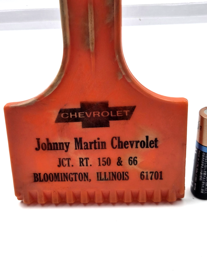 Jonny Martin Chevorolet Ice Scraper Jct. Route 66 and 150 Bloomington ...