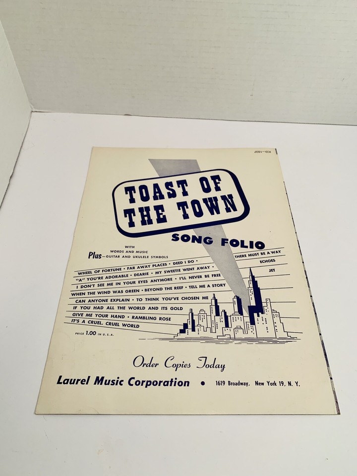 1954 Cross Over The Bridge Piano Sheet Music Featured by Pattie Page | eBay