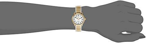 Timex Women's T2H491 Easy Reader 25mm Two-Tone Stainless Steel ...