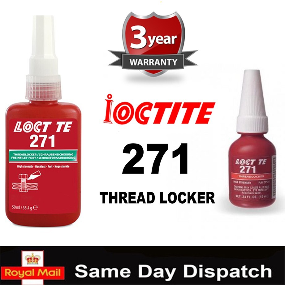 thread lock TITE 271 10ml 50ml general purpose, medium to high strength ...
