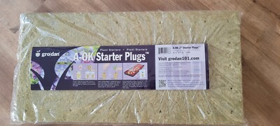 2 Grodan 2" x 2 inch A-OK Starter Cubes Rockwool Plugs 50 per sheet ...