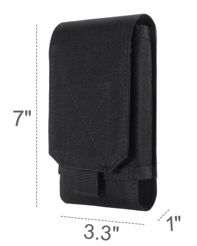 Tactical Molle Cellphone Pouch Case Waterproof Phone Holster for iPhone ...