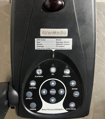 AVerMedia AVerVision 300AF Portable Digital Document Camera Overhead ...