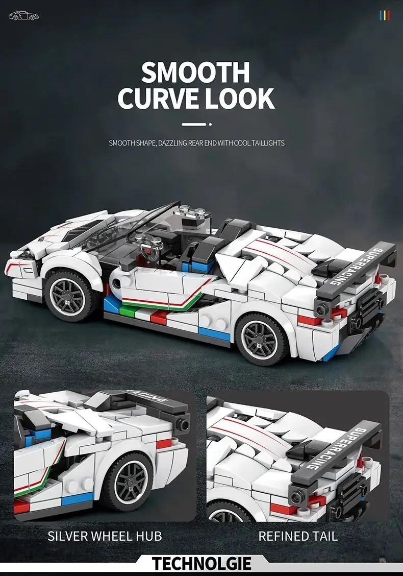 FITS LEGOS TECHNIC CAR LAMBORGHINI AVENTADOR SVJ ASSEMBLY BUILDING ...