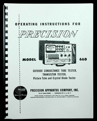 Tube Testers - Precision Apparatus