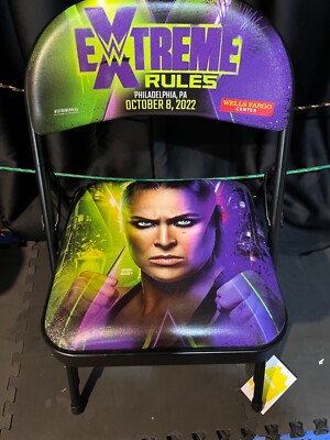 WWE Extreme Rules 2022 Ringside Chair #summerslam Bray Wyatt | eBay