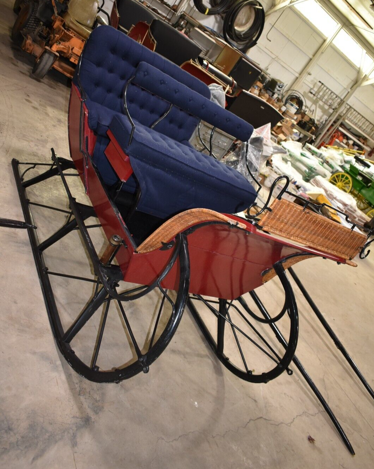 Restored Antique Studebaker 4 passenger Horse Drawn Sleigh with Shafts ...