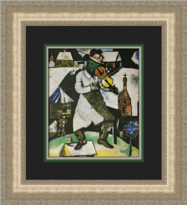 Marc Chagall The Fiddler Custom Framed Print | eBay