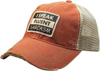 VINTAGE LIFE Distressed Baseball Caps Funny Trucker Hats with Sayings ...