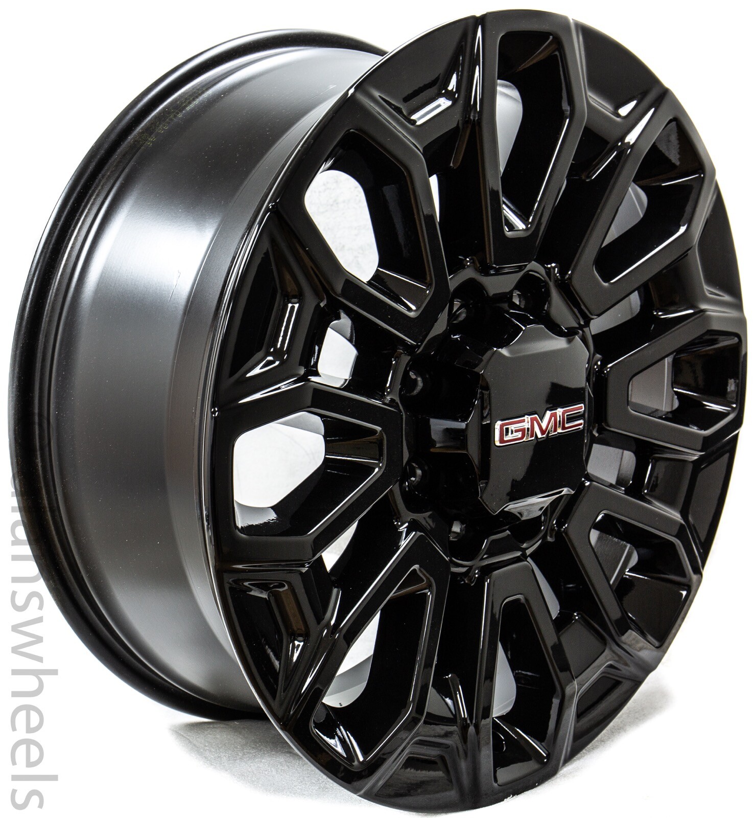 4 New GMC Sierra 2500 3500 22” Factory OEM Gloss Black Wheels Rims ...