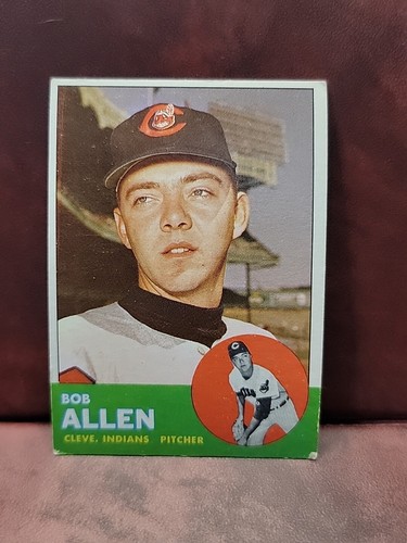 1963 Topps Baseball # 266 Bob Allen Cleveland Indians | eBay