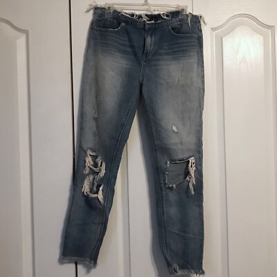 NWOT Lucky Brand Distressed Jeans Size 27 Charlie Skinny | eBay