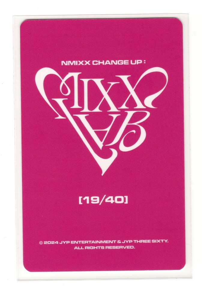 NMIXX Jiwoo Photocard | CHANGE UP : MIXX LAB Trading Card 19 /40 | eBay