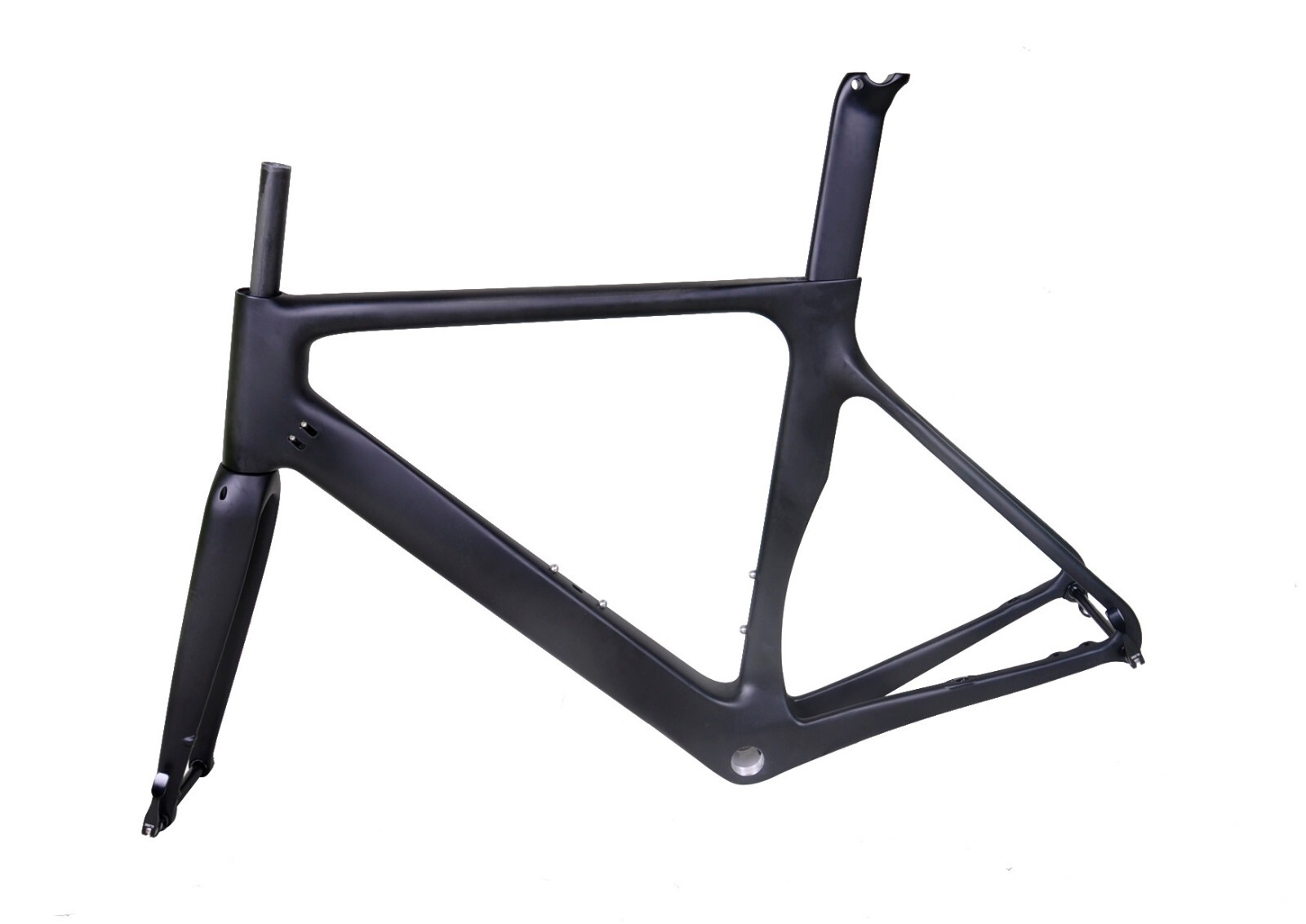 54cm Full Carbon Road Bike Frame Fork Seat Tube Bike Frame UD Matt Disc ...