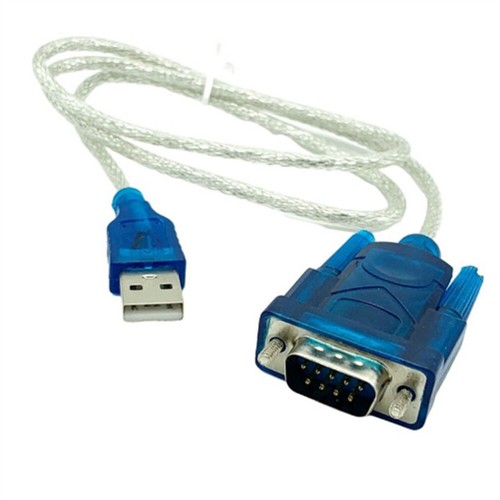 For 9 Pin Cable PDA Translucent USB 2.0 To DB9 RS232 Serial Converte ...