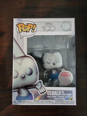 Funko Pop! Oswald The Lucky Rabbit 1350 Platinum Disney Park Exclusive ...