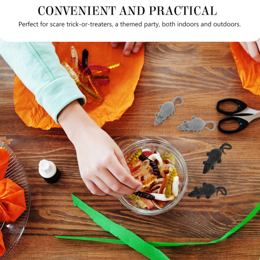 20 PCS Scary Prank Prop Toys Simulation Small Mouse Mini Model | eBay