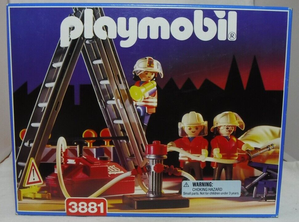 Playmobil Fire & Rescue 3881 Rescue Jump Team from 1996 NISB | eBay