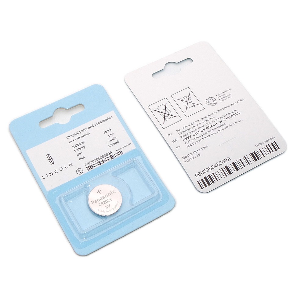Genuine Lithium Coin Cell Battery For Lincoln Car Suv Key Fob Remote ...