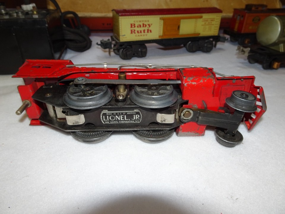 Vintage Lionel JR 1055 Prewar Freight Train Set w'Transformer and RED ...