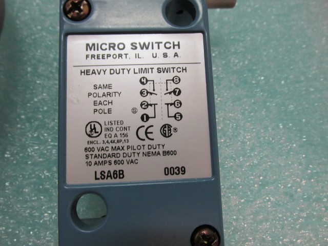 Honeywell LSA6B Heavy-Duty Limit Switch - Gray for sale online | eBay