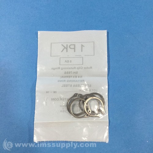 McMaster-Carr SH-75SS 3/4" External Retaining Rings, Bag of 5 FNOB | eBay