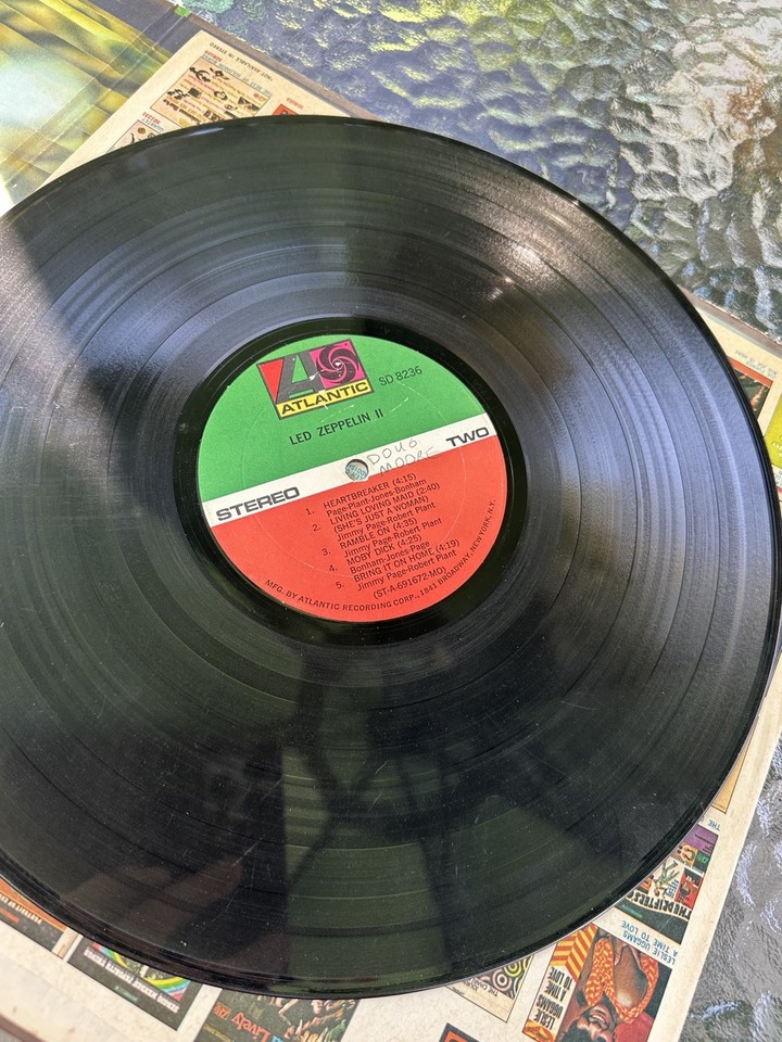 LED ZEPPELIN II 2 ORIGINAL 1969 US LP vinyl RL SS PRESS ludwig VG ...