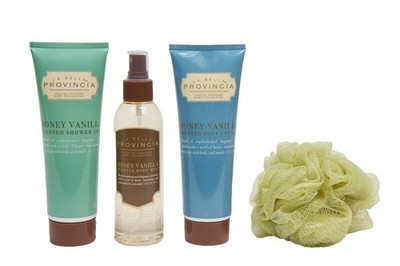 La Bella Provincia Honey Vanilla Bath Set Shower Gel Body Mist Body ...