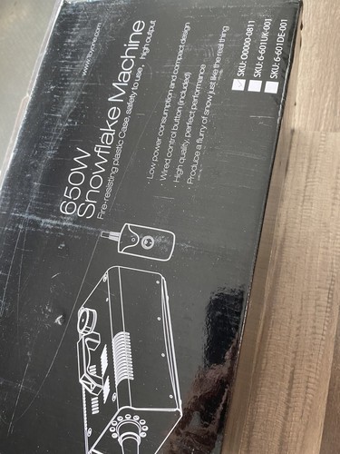 1byone 650W Snow Machine Wired Remote Control Great Machine for Parties ...