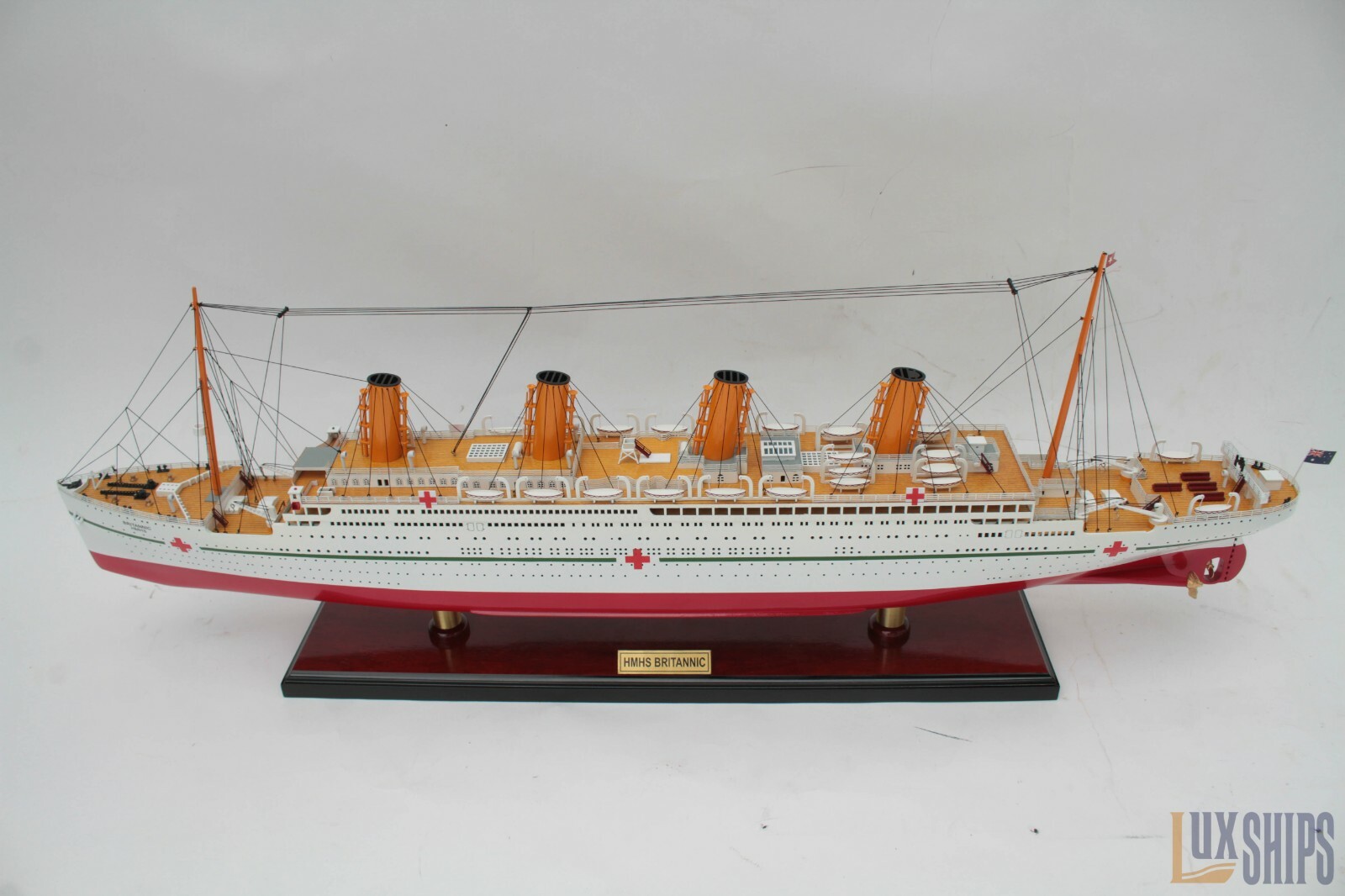 HMHS Britannic Wooden Model Ship - HMHS Britannic Model Ship - Shopping.com
