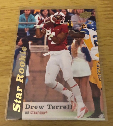 Drew Terrell 2013 Upper Deck Star Rookie Rookie Card + 5 Bonus Cards ...
