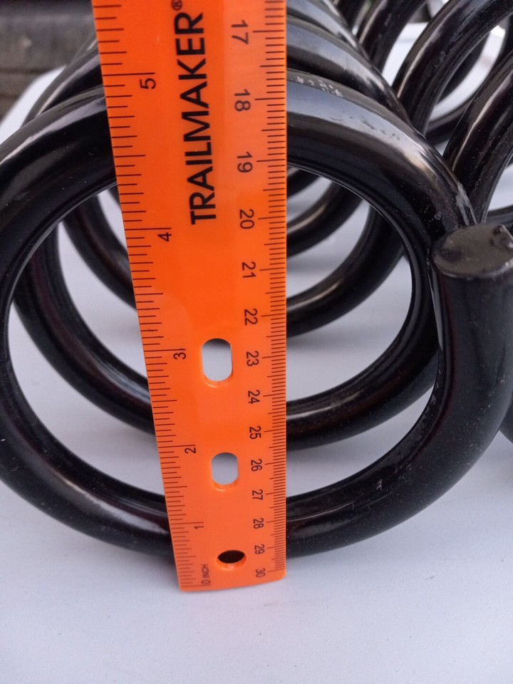 Black Coil Spring Set 12.5" Long 5" Diameter | eBay