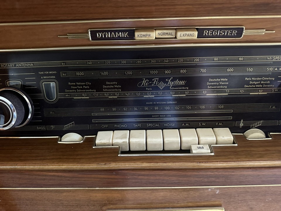 Telefunken Stereo Console 1950-60s | eBay