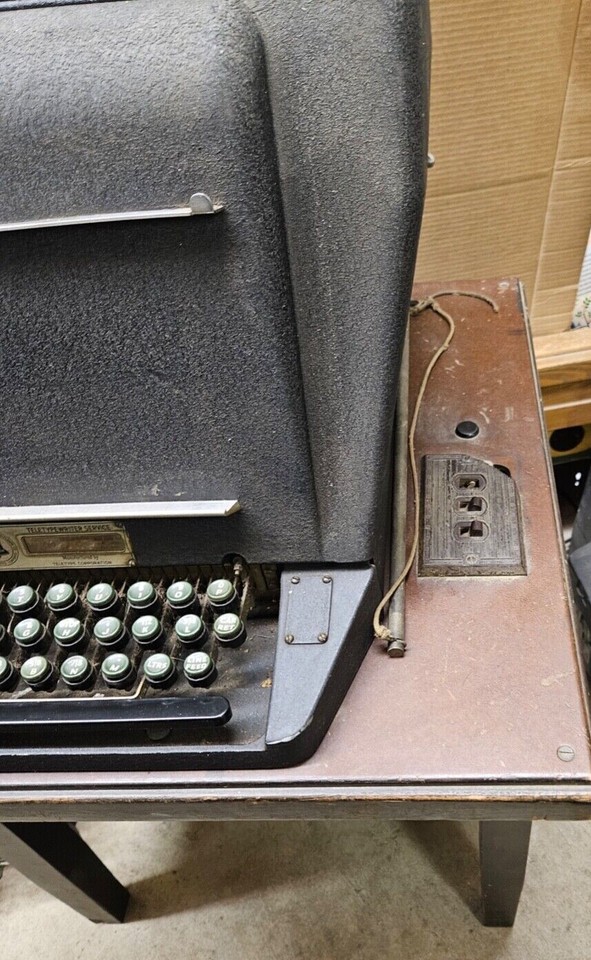 Rare Vintage Teletype Corporation Teletype Model 26 With Table | eBay