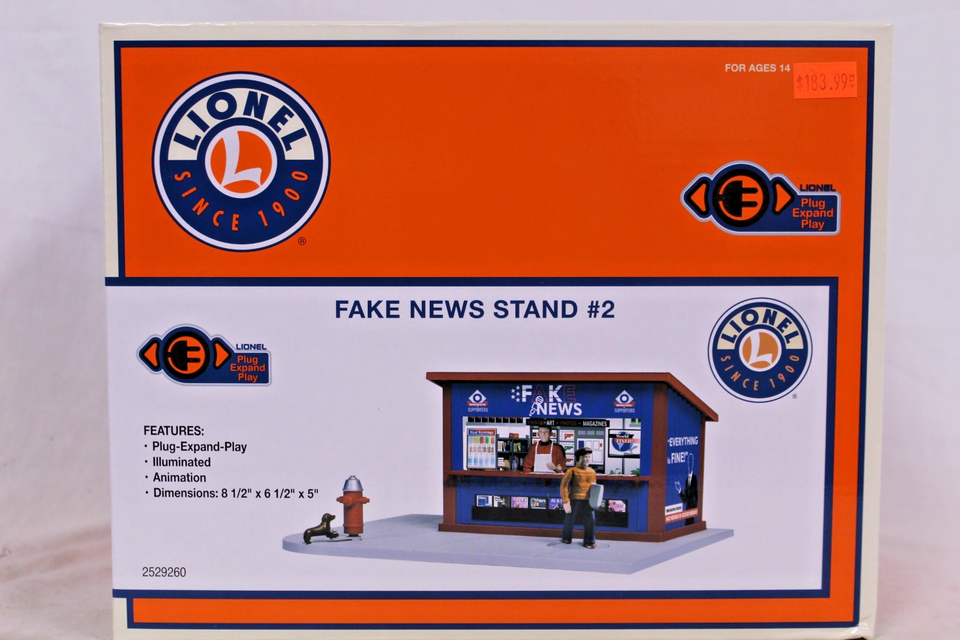 Lionel 2529260 Fake News Stand - New!! | eBay