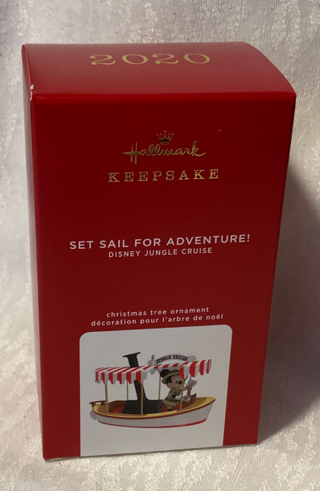 2020 Hallmark DISNEY JUNGLE CRUISE Ornament SET SAIL FOR ADVENTURE ...