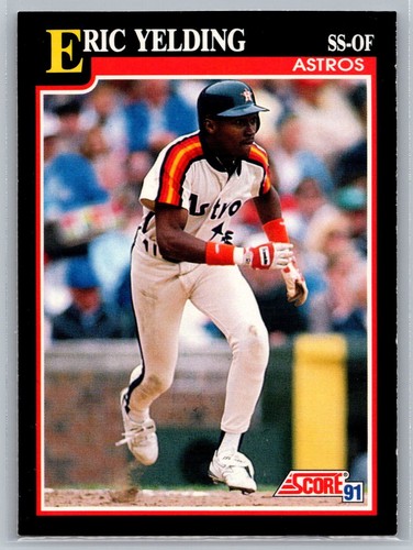 Eric Yelding 1991 Score BASEBALL #329 Houston Astros | eBay