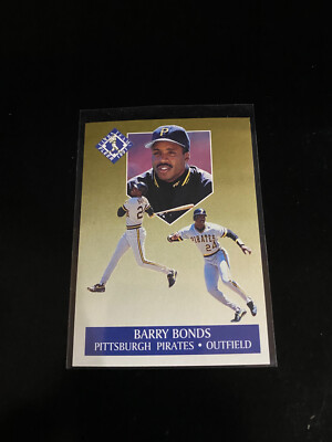 1991 Fleer Ultra Barry Bonds Ultra Team Insert Ultra Gold Pirates #1 ...
