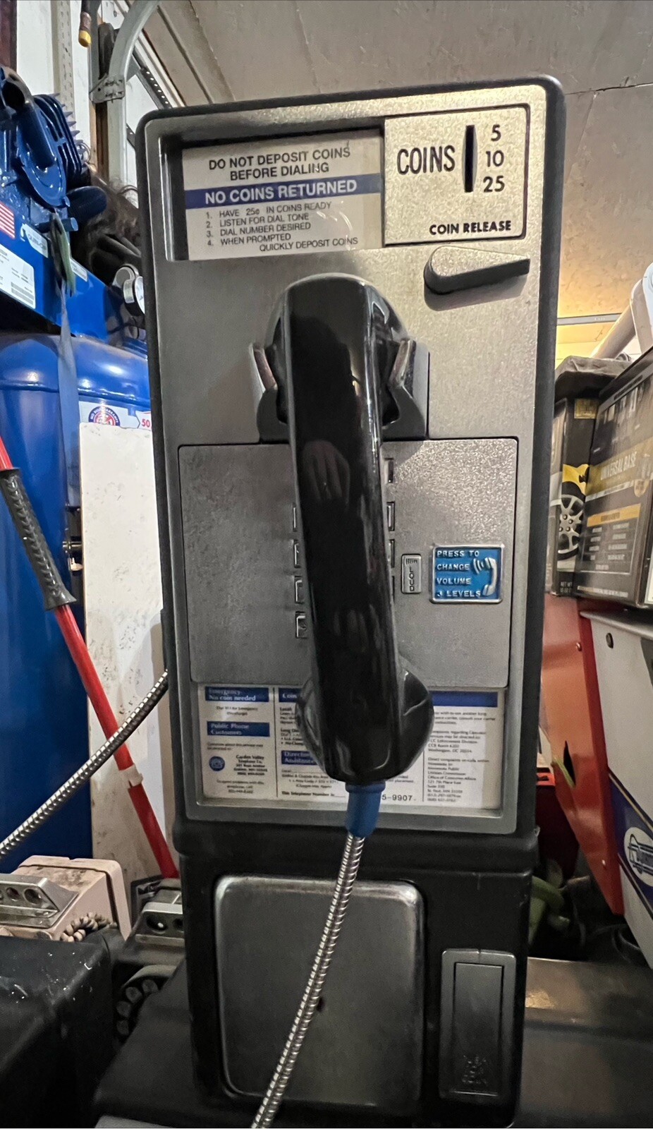 VINTAGE COIN OPERATED PUBLIC PAYPHONE | eBay