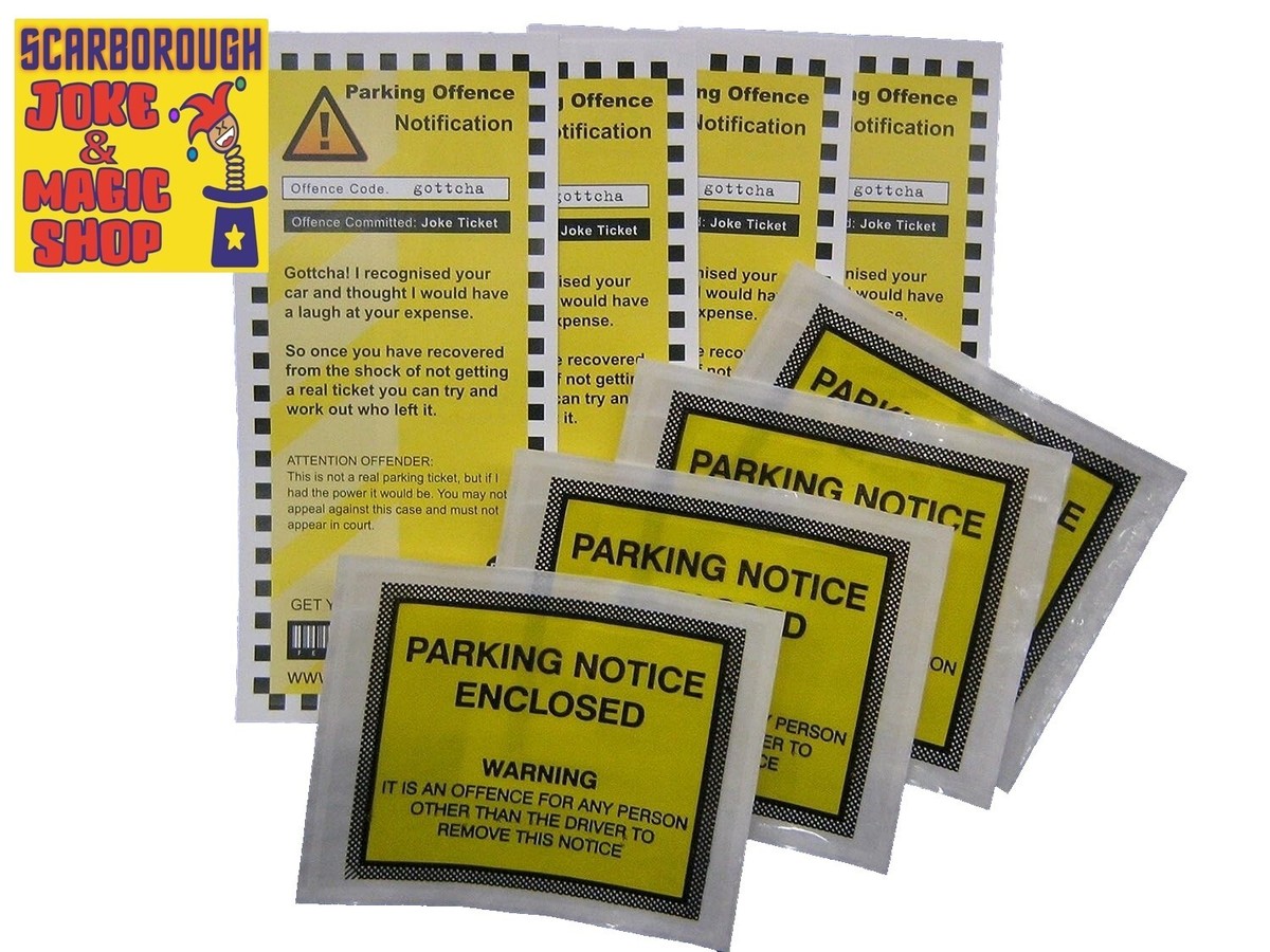 Fake Parking Ticket Joke