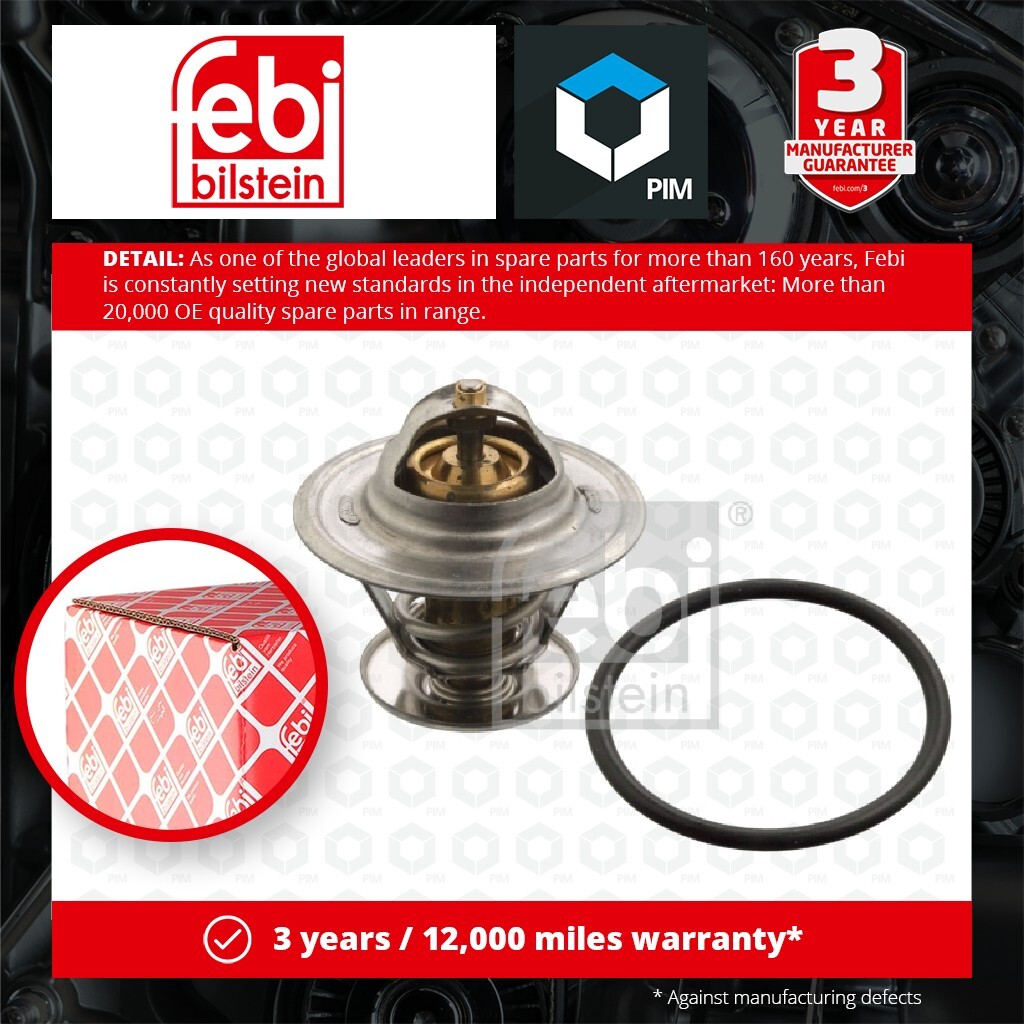 Coolant Thermostat fits VW GOLF Mk1, Mk2, Mk3 1.6D 1.9D 80 to 94 ...