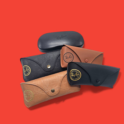 Ray Ban Eyeglasses Sunglasses Case With Cleaning Cloth RayBan Pouch | eBay