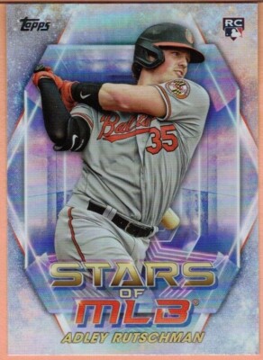 ADLEY RUTSCHMAN TOPPS BASEBALL ROOKIE CARD $$ | eBay